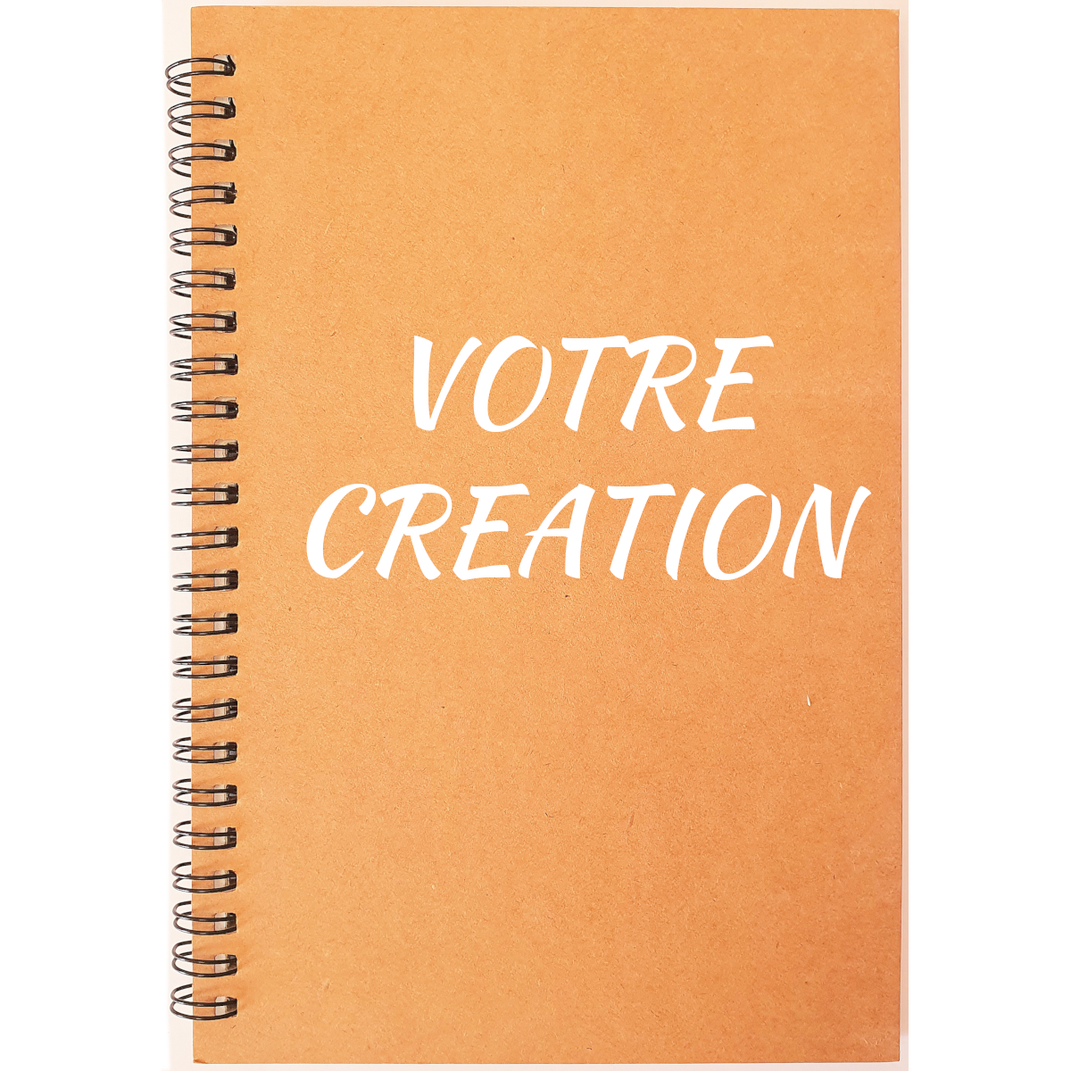 Carnet en kraft personnalisé - votre création