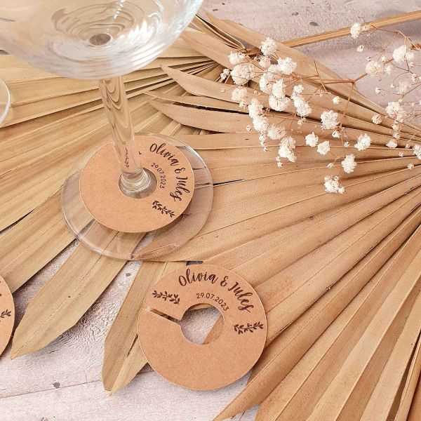 Marque-verres à personnaliser