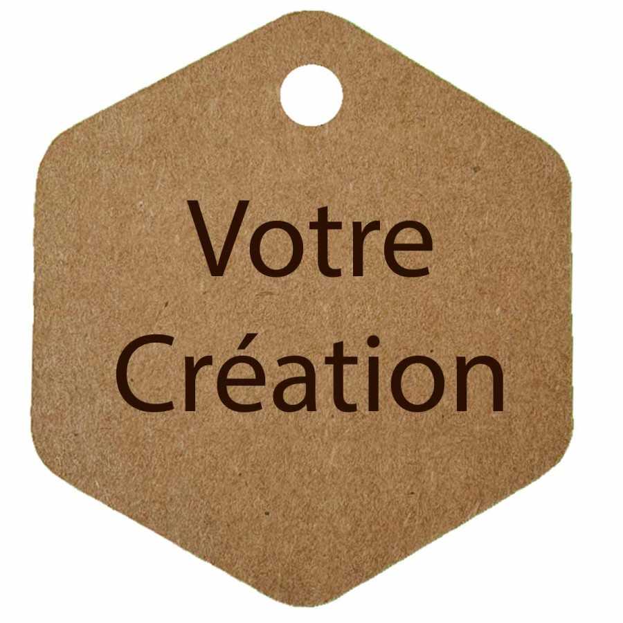 Etiquettes kraft à personnaliser